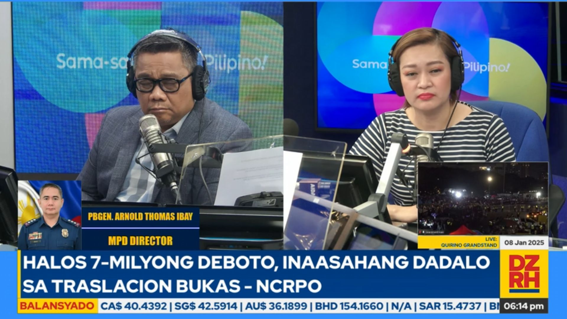 MPD Director PBGen. Arnold Thomas Ibay on Traslacion prep: Ensure proper garbage disposal ...